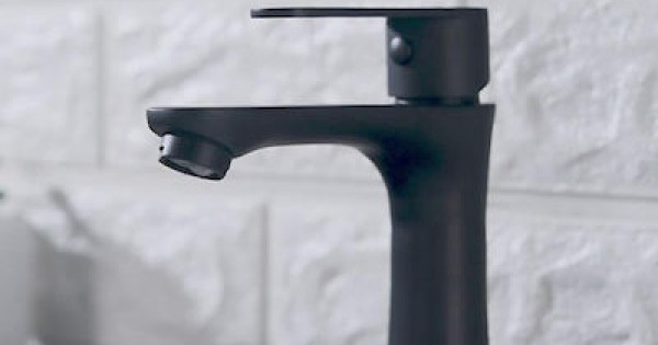 Μπαταρια Μαυρη stainless steel Νιπτηρος